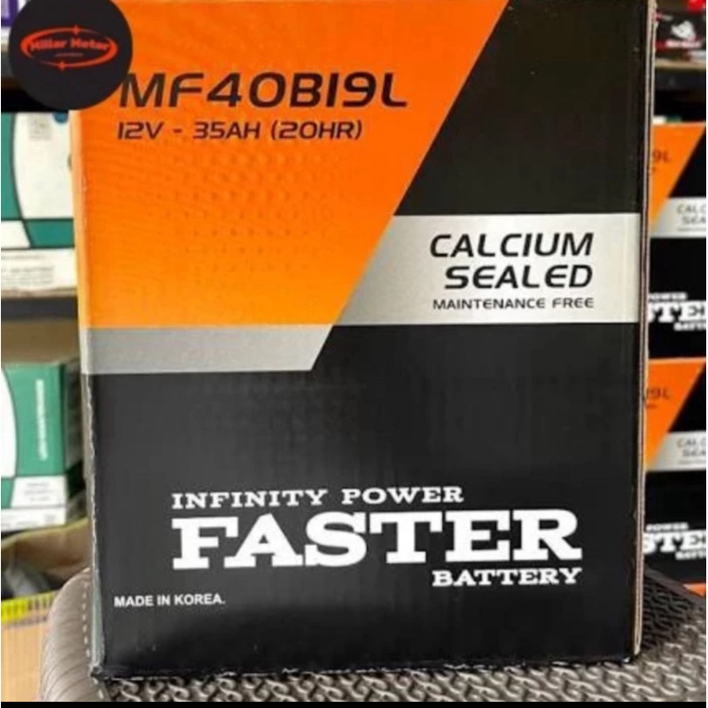 Jual Aki Kering Mobil Faster NS40ZL 12V 35Ah 40B19L | Shopee Indonesia