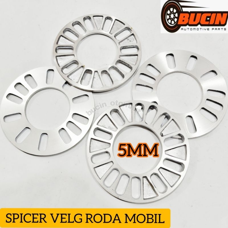 Jual SPACER / SPICER / SPISER VELG BAN RODA UNIVERSAL UKURAN 5MM (1SET ...