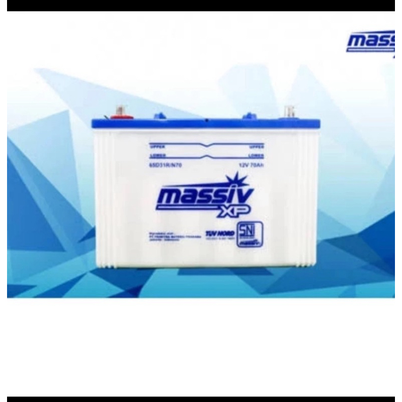 Jual Aki Basah Massiv XP N70 65D31R 12V 70Ah L300 L200 Colt Diesel | Shopee Indonesia