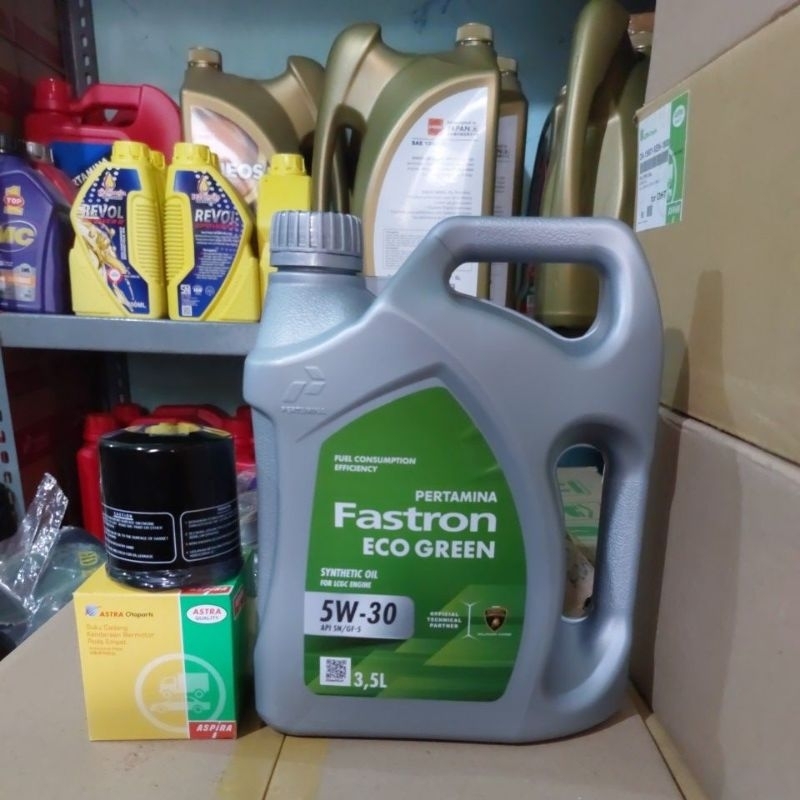 Jual Paket Ganti oli Datsun Fastron Eco Green SAE 5W-30 3.5 L dan ...