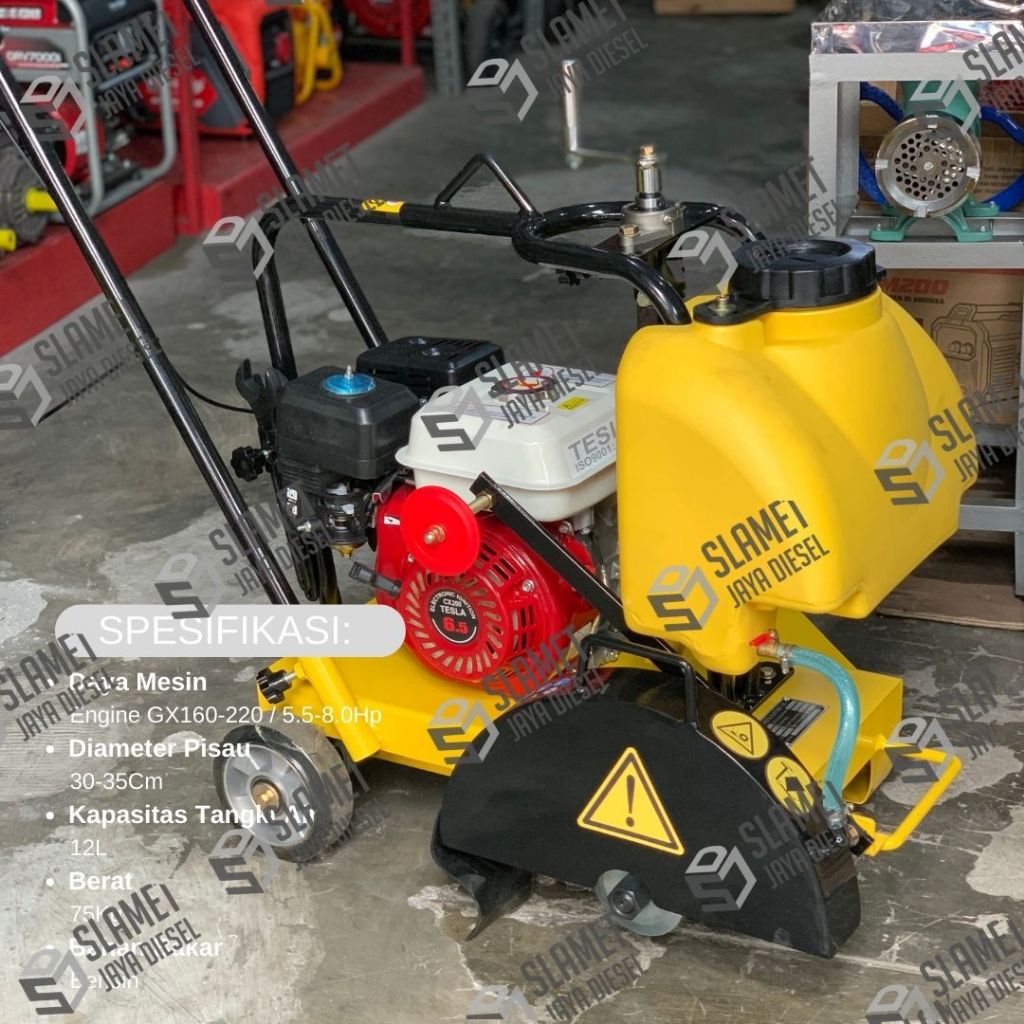 Jual Potong Aspal Cutter Matrix FS300A Lengkap Mesin Penggerak | Shopee ...