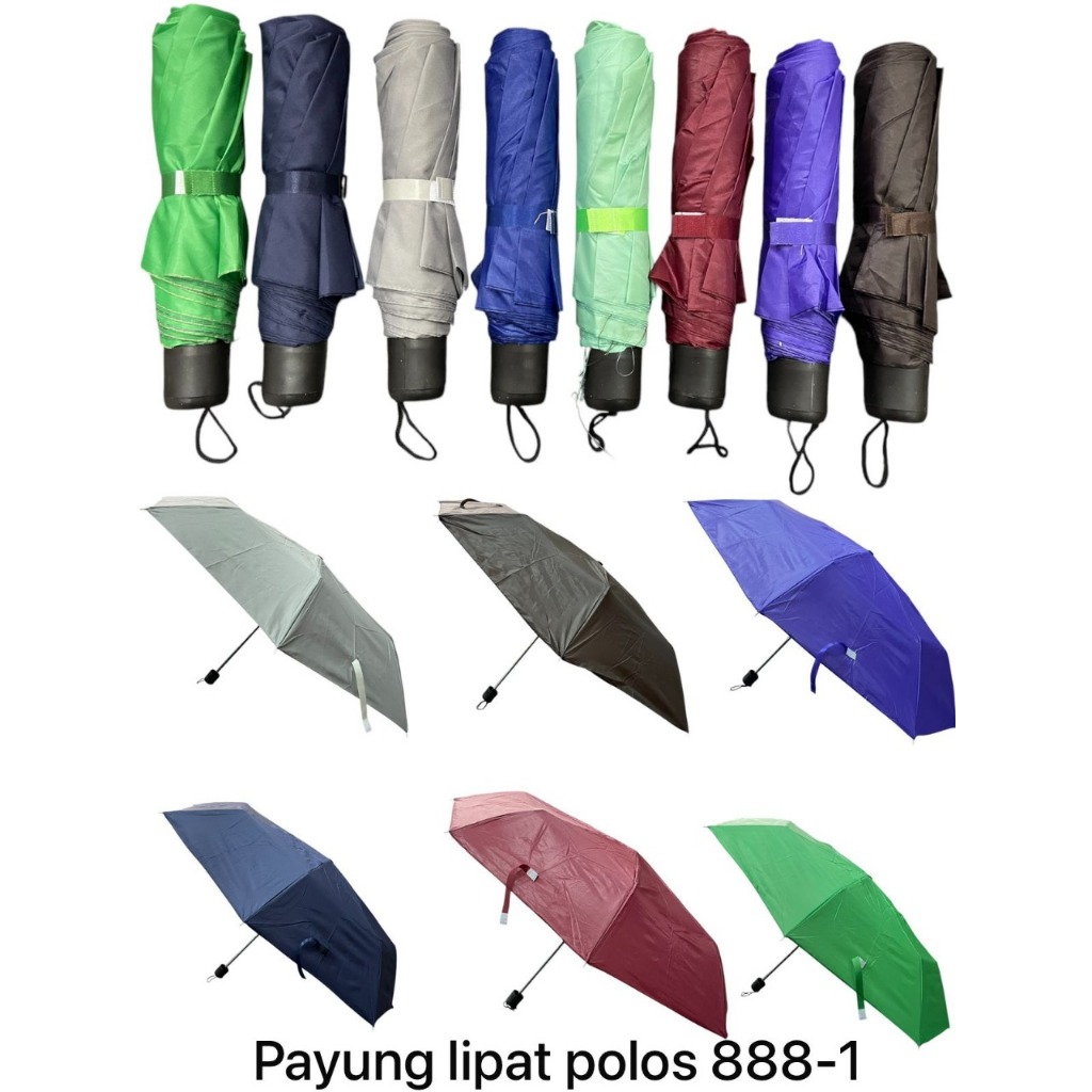 Jual Payung Lipat Murah Polos Kode PG03 888 | Shopee Indonesia
