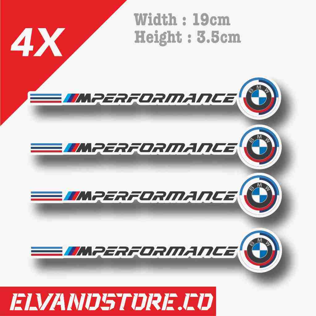 Jual BMW PERFORMANCE M Badge Logo Decal Stickers High Quality | Shopee ...