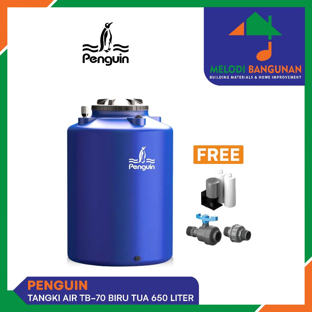 Jual Penguin - Tangki + Tandon + Toren Air + Water Tank Set Tb 70 650 L ...