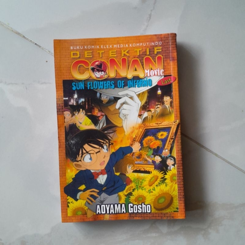 Jual ORIGINAL BEKAS PRELOVED KOMIK DETEKTIF CONAN MOVIE SUN FLOWERS OF INFERNO LAST - KOMIK ...