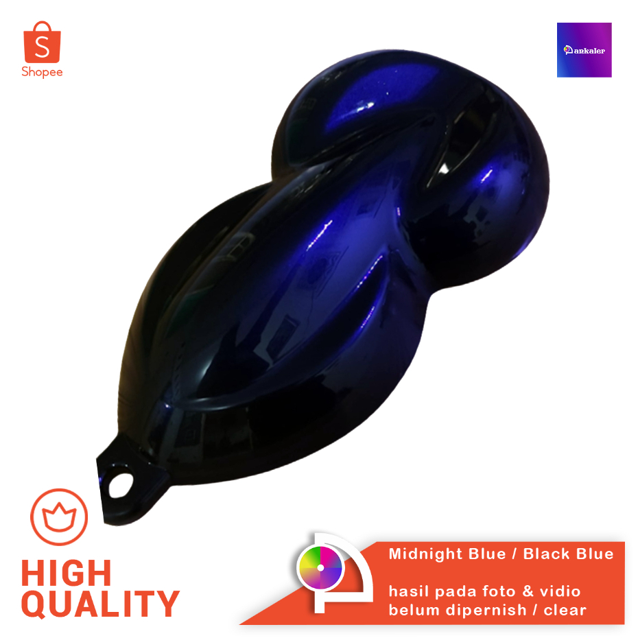 Jual Pankaler Cat Hitam Lembayung Biru Midnight Blue Xirallic NC Ukuran ...