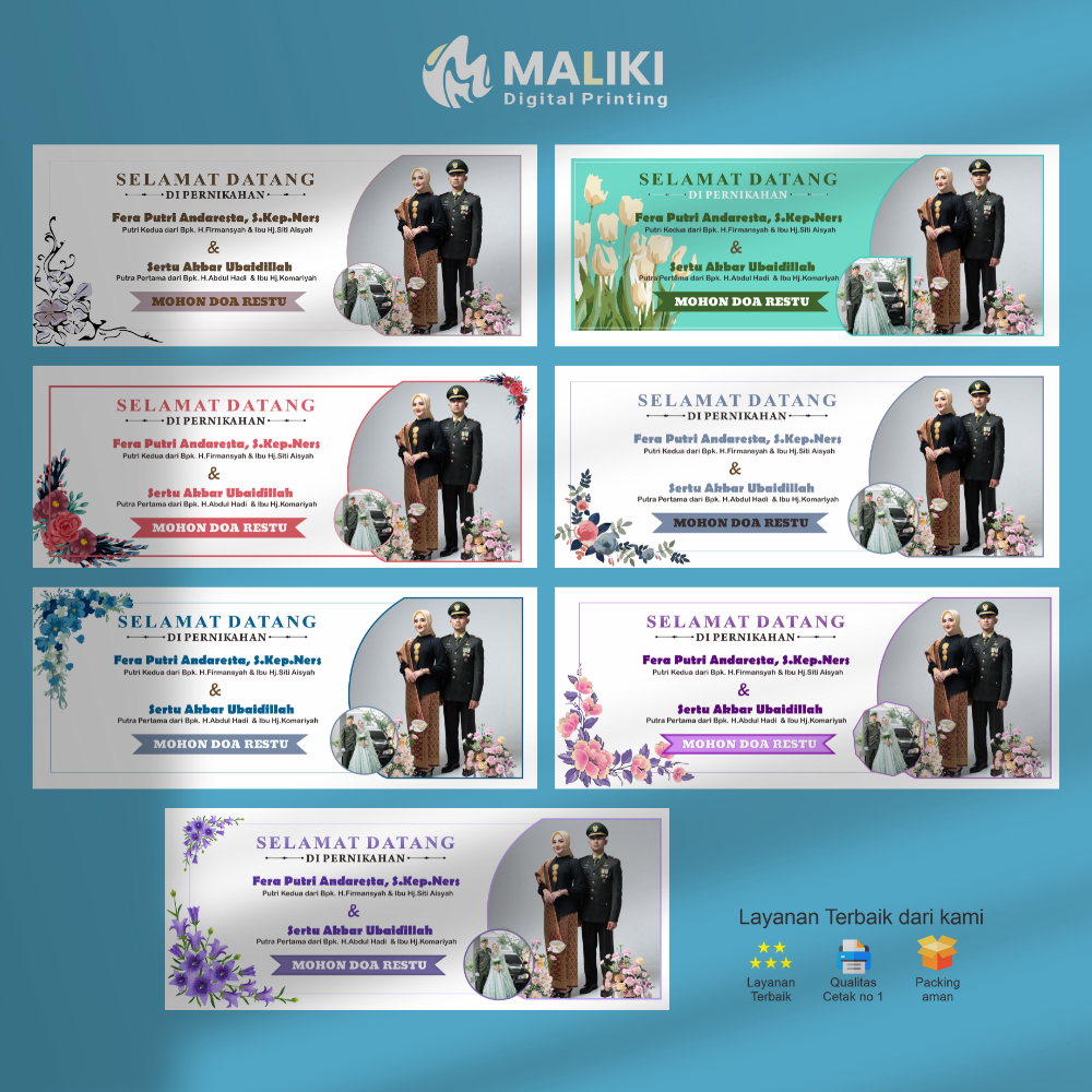 Jual Banner Selamat Datang Para Tamu Custom Foto | Shopee Indonesia