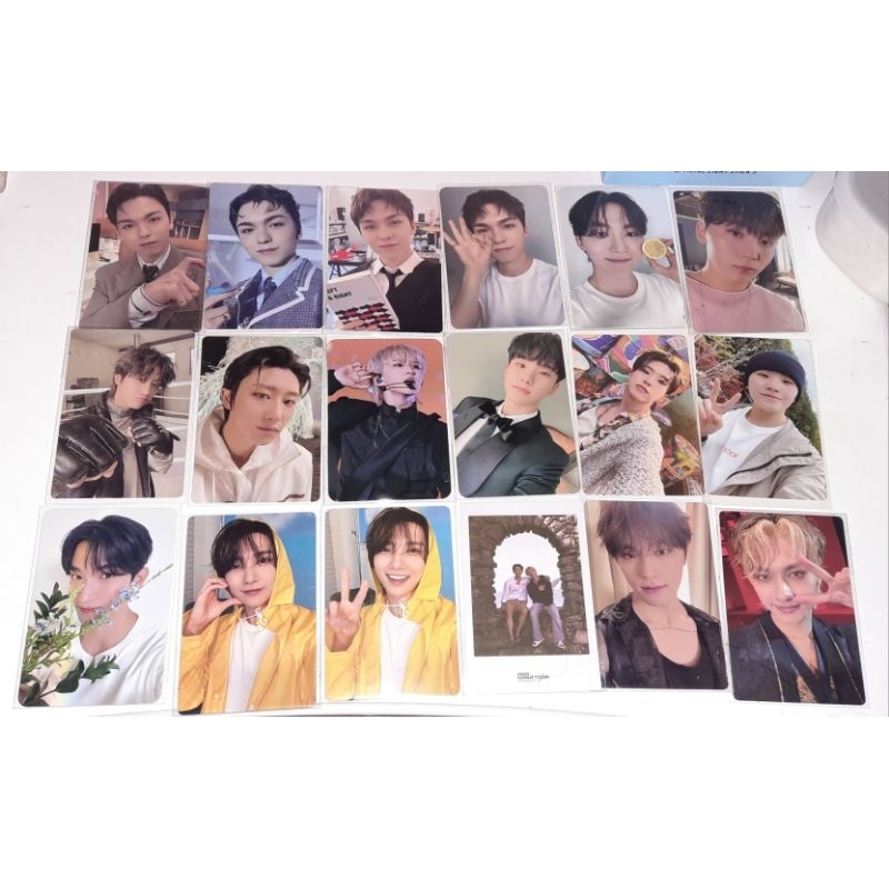 Jual seventeen official photocard ( seventeen vernon sungkwan the8 hoshi woozi dk dokyeom joshua ...