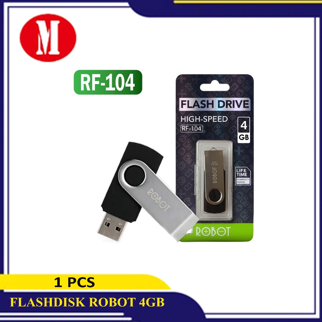 Jual Robot Flashdisk Hight Speed RF-104 4GB | Shopee Indonesia