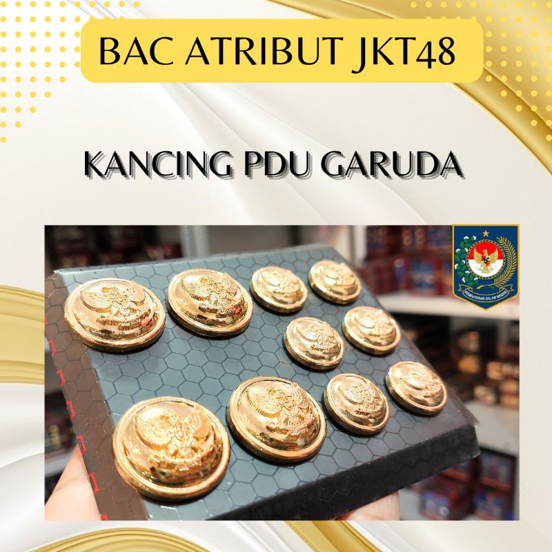 Jual BAC ATRIBUT JKT48 - KANCING PDU GARUDA | Shopee Indonesia