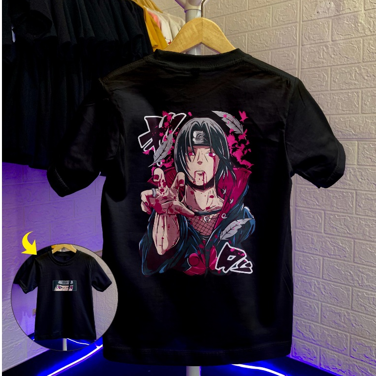 Jual Baju Kaos Anak-Remaja UCHIHA ITACHI AKATSUKI | NARUTO SHIPPUDEN ...