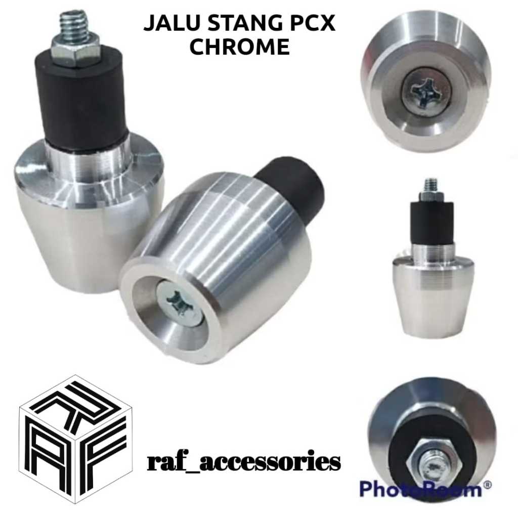 Jual SEPASANG JALU STANG MOTOR MODEL PCX FULL CHROME UNIVERSAL SEMUA ...