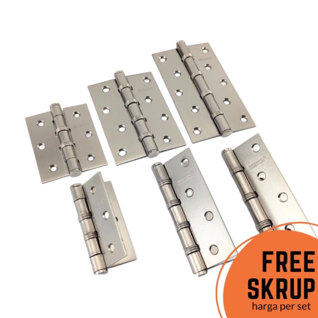 Jual Engsel tebal Besi Match 3" / 4" / 5 " inch Engsel Besi Pintu ...