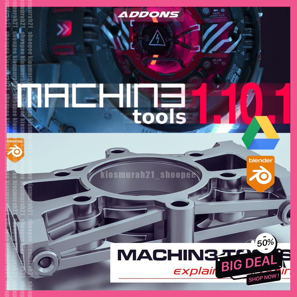 Jual MACHIN3tools 3D Blender addons Plugin Terbaru Blender 3D | Shopee Indonesia