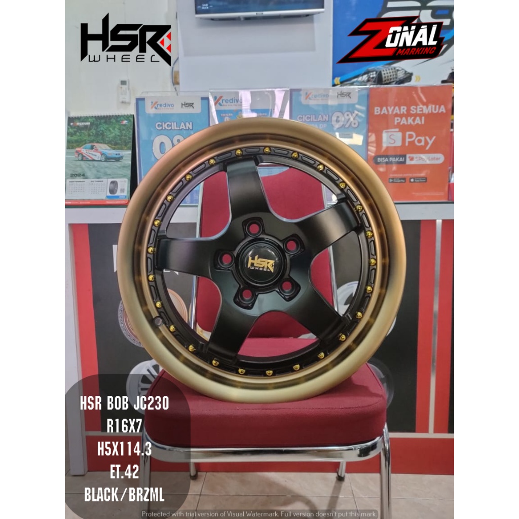 Jual VELG RACING HSR BOB RING 16 LUBANG 5 UNTUK INNOVA ERTIGA XL7 RUSH TERIOS | Shopee Indonesia