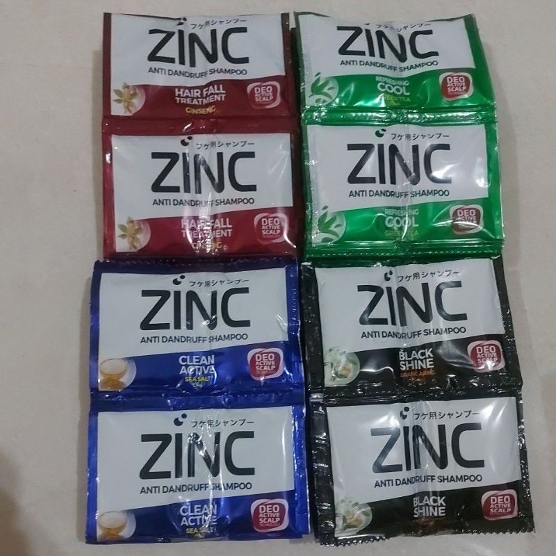 Jual ZINC Shampo Sachet 1 renceng isi 24 pcs Hijab Active | Shopee ...