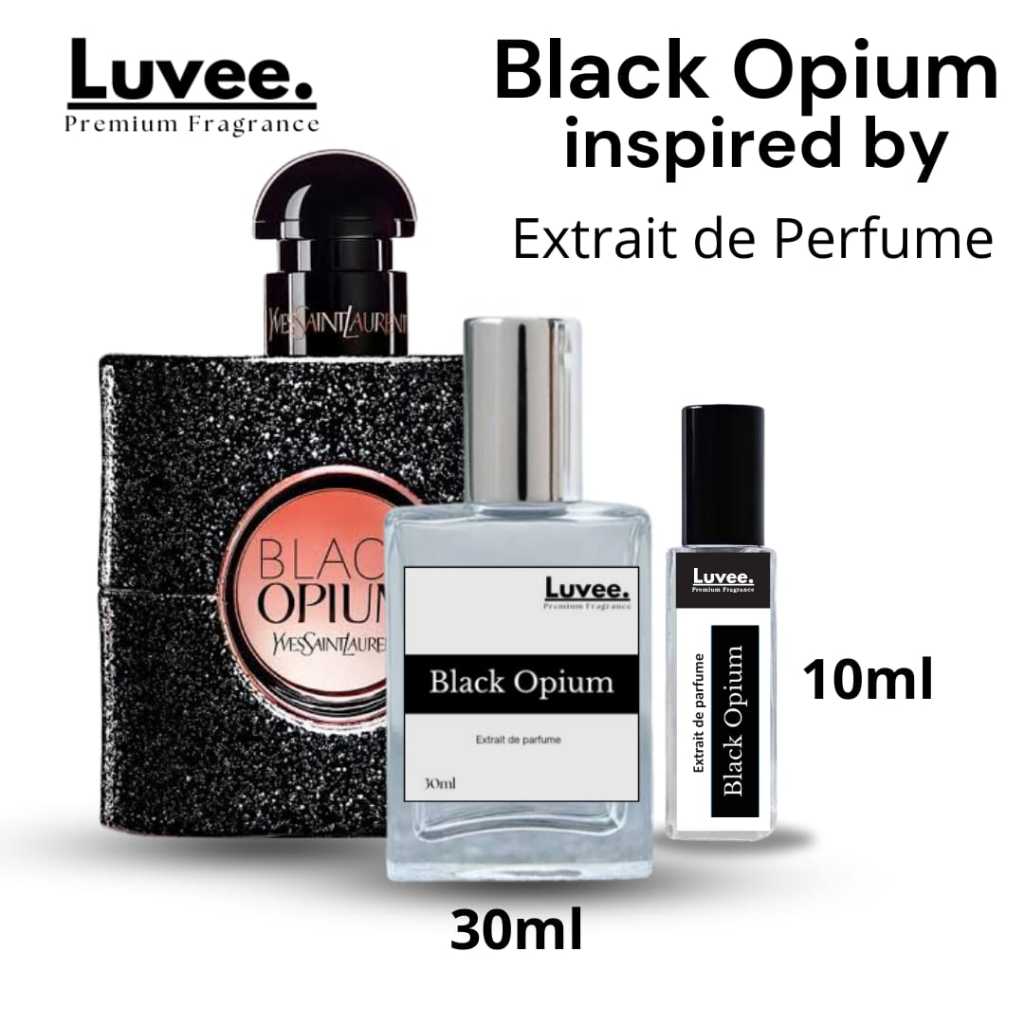 Jual LUVEE - BLACK OPIUM EXTRAIT DE PARFUME 30ML (GRADE A) | Shopee ...