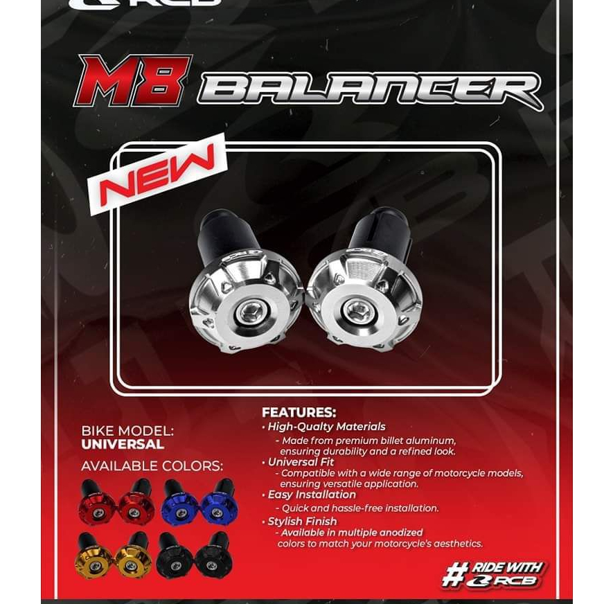 Jual BALENCER JALU STANG SLIM BANDUL STANG UNIVERSAL RCB M8 NMAX AEROX ...