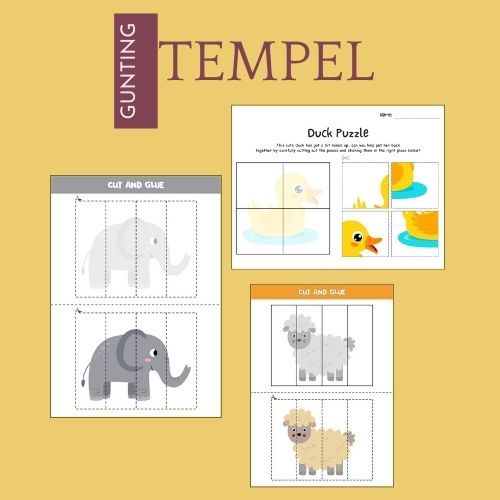 Jual Mainan Edukasi Anak Menggunting dan Menempel Vol.7 / Menggunting ...