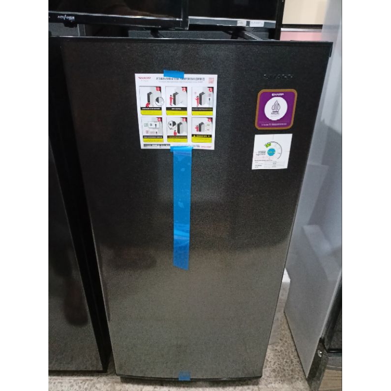 Jual Lemari es 1 Pintu SHARP SJ182N-HS | Shopee Indonesia