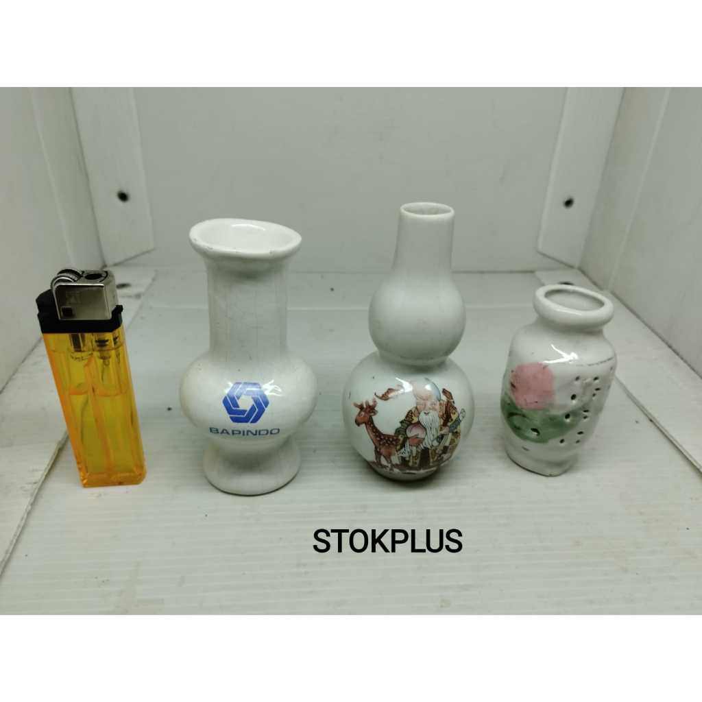 Jual PAJANGAN HIASAN PORSELAIN KERAMIK MODEL : BOTOL, VAS BUNGA ...