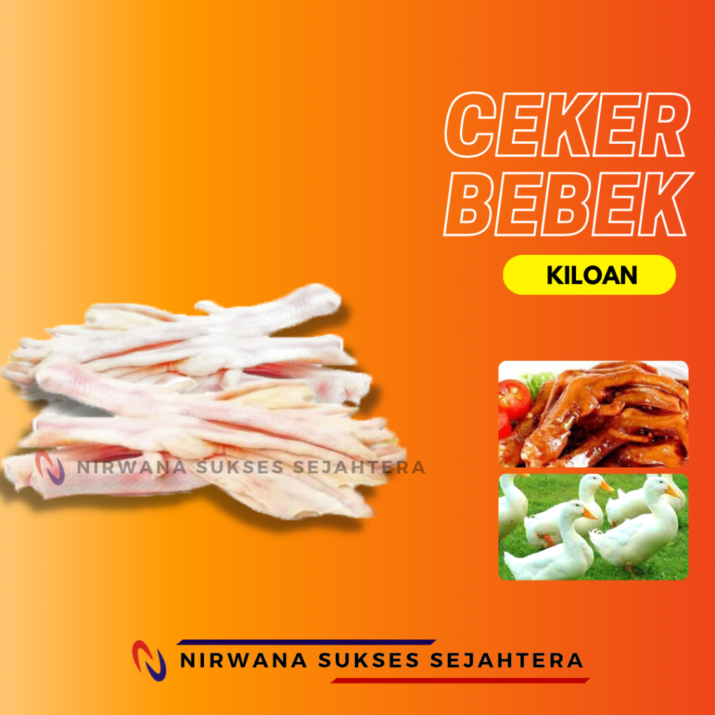 Jual KAKI, CAKAR, CEKER BEBEK PEKING / PEKING DUCK FEET (KILOAN ...