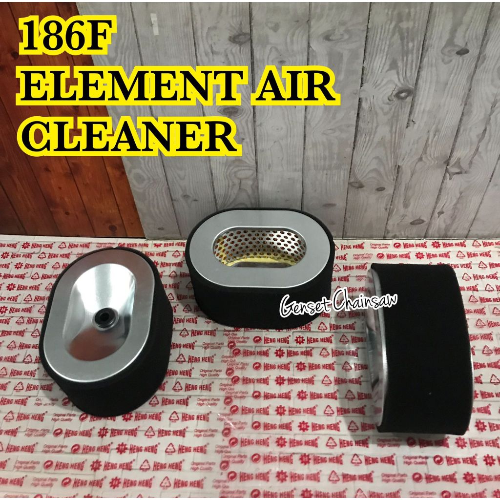 Jual Element Filter 186F 186 F Air Cleaner Saringan 5KW 188F 192F ...