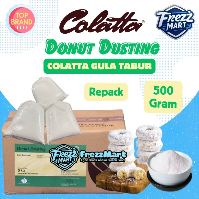 Jual 500gr Repack Colatta Gula Tabur Toping Dekorasi Donat Dekorasi ...