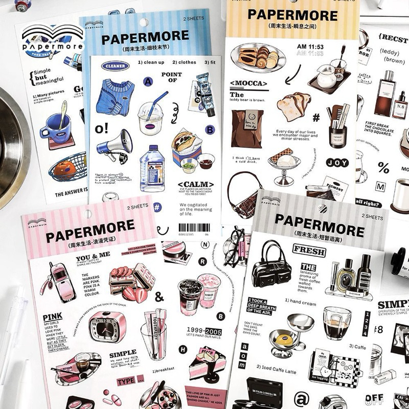 Jual AESTHETIC STICKER | sticker kecil | paket sticker | aesthetic ...