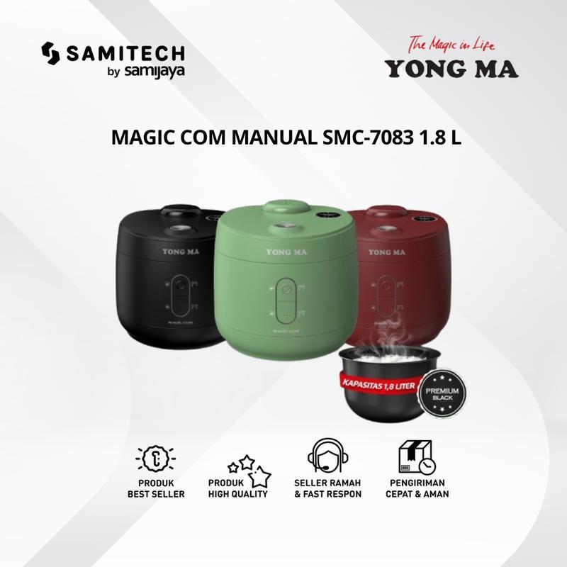 Jual MAGIC COM YONGMA SMC-7083 SMC 7083 1.8LITER BERGARANSI | Shopee ...