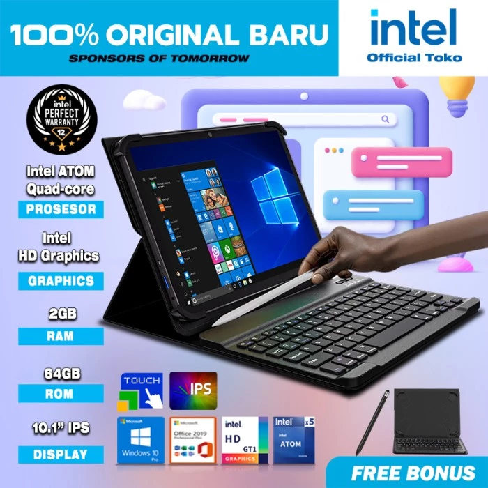 Jual Intel Tablet Proesor ATOM Quad-core HD Graphics Windows OS 10.11 ...