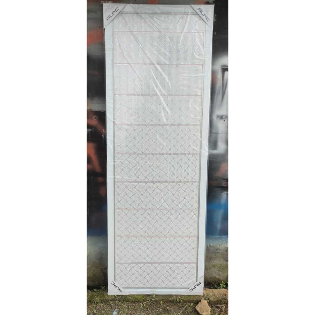Jual PINTU KAMAR MANDI ALUMINIUM PVC 2 SISI ( DEPAN BELAKANG MOTIF ...