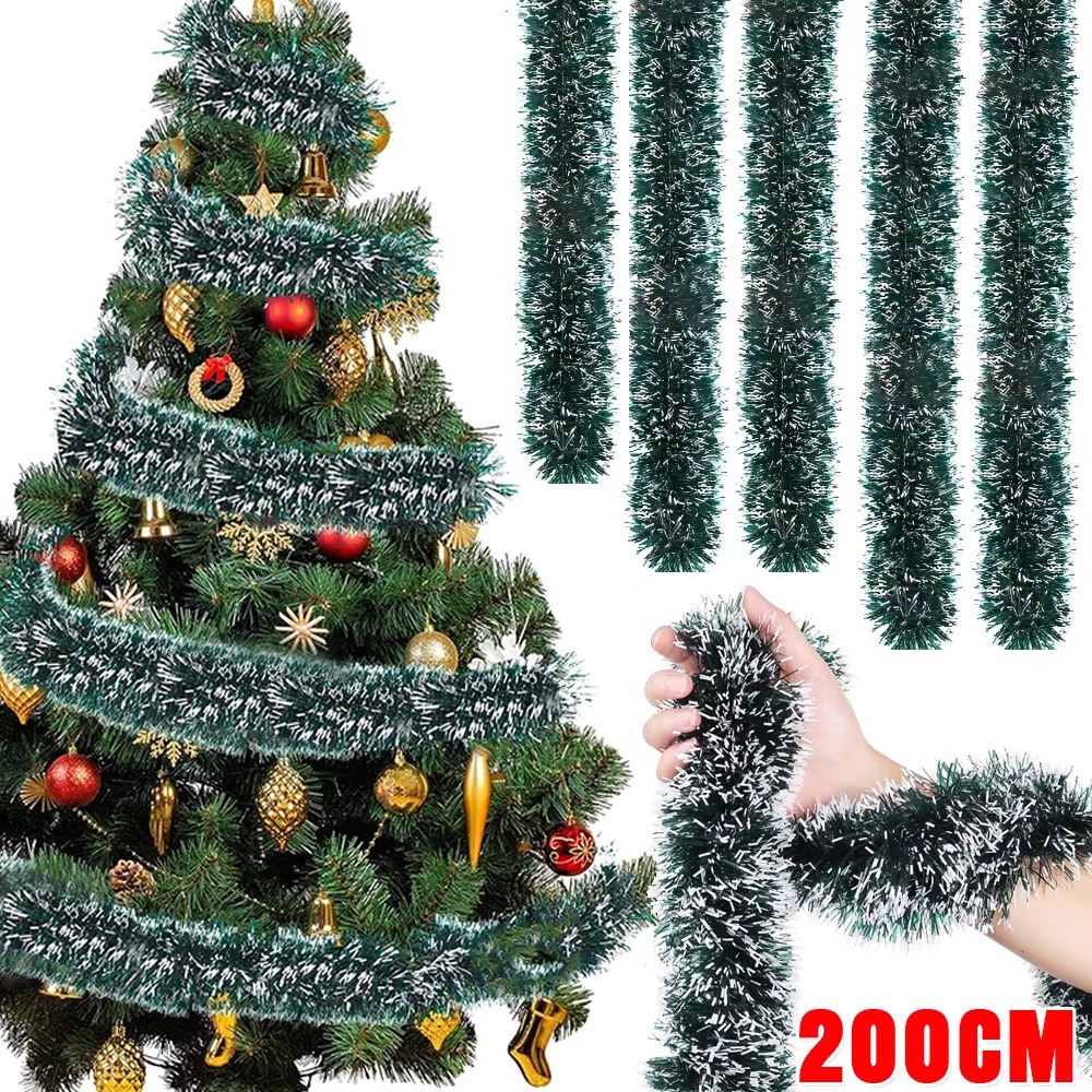 Jual 200cm [1pcs] Slinger Natal Hiasan Pohon Dekorasi Rumah Pohon Natal ...