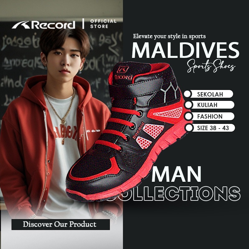 Jual [RECORD SHOES] MALDIVES I SEPATU ANAK SEPATU GUNUNG OUTBOND ...