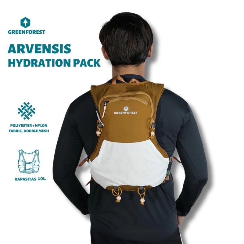 Jual Tas Ransel Hydropack Greenforest Arvensis Hydration Pack Vest ...