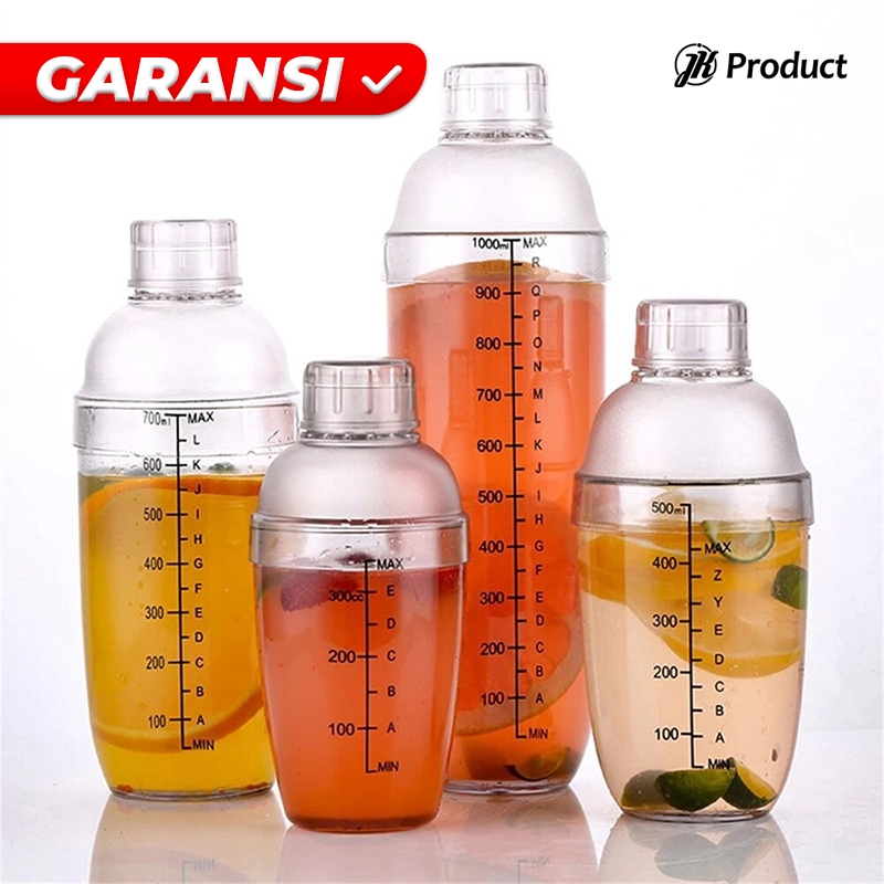 Jual Botol Shaker Plastik Pengocok Minuman 300 ml 500 ml 700 ml 1000 ml | Shopee Indonesia