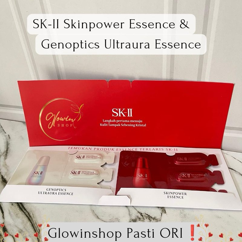 Jual SK-II sk2 skii SKII Skinpower Essence + Genoptics Ultraura Essece | Shopee Indonesia