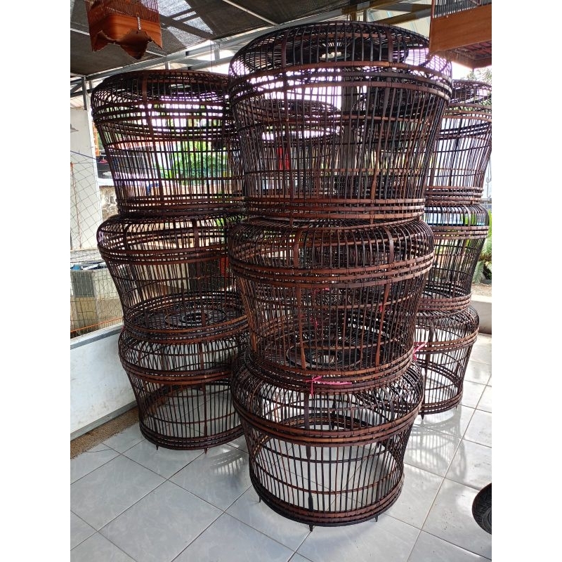 Jual Kurungan ayam bambu oven JUMBO D90n | Shopee Indonesia