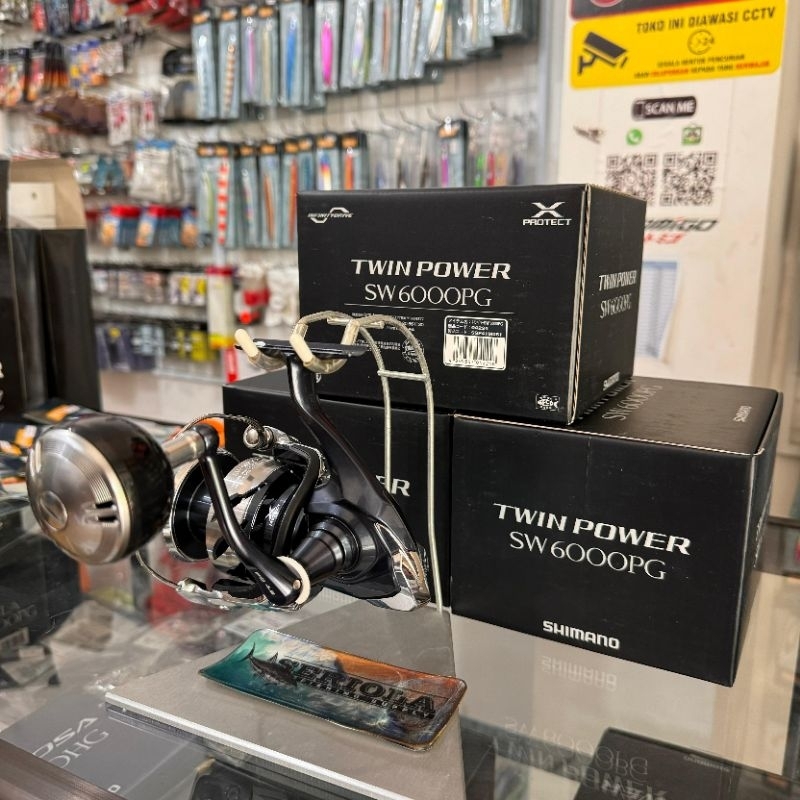 Jual rell jigging Shimano Twin Power SW 6000 PG Japan | Shopee Indonesia