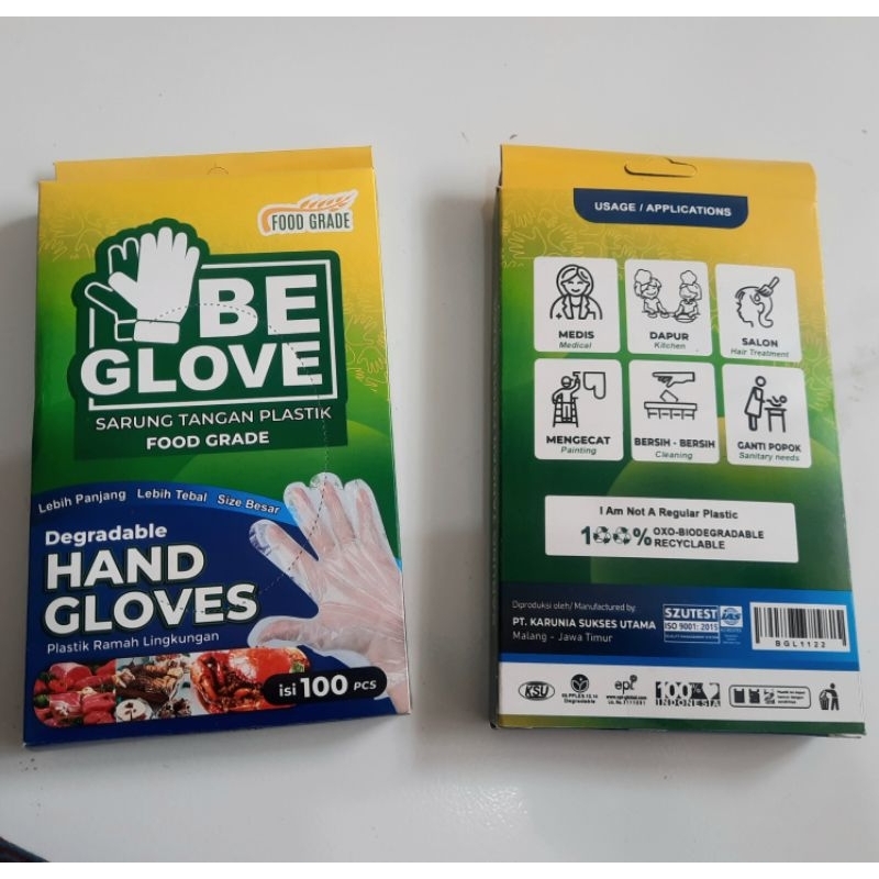 Jual Sarung tangan plastik food grade / Hand gloves isi 100 pcs | Shopee Indonesia