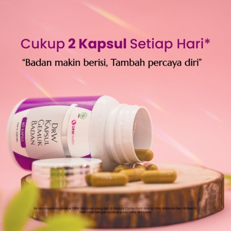 Jual Body Mass Drw Skincare/Capsule penambah Nafsu Makan/Pil Gemuk ...