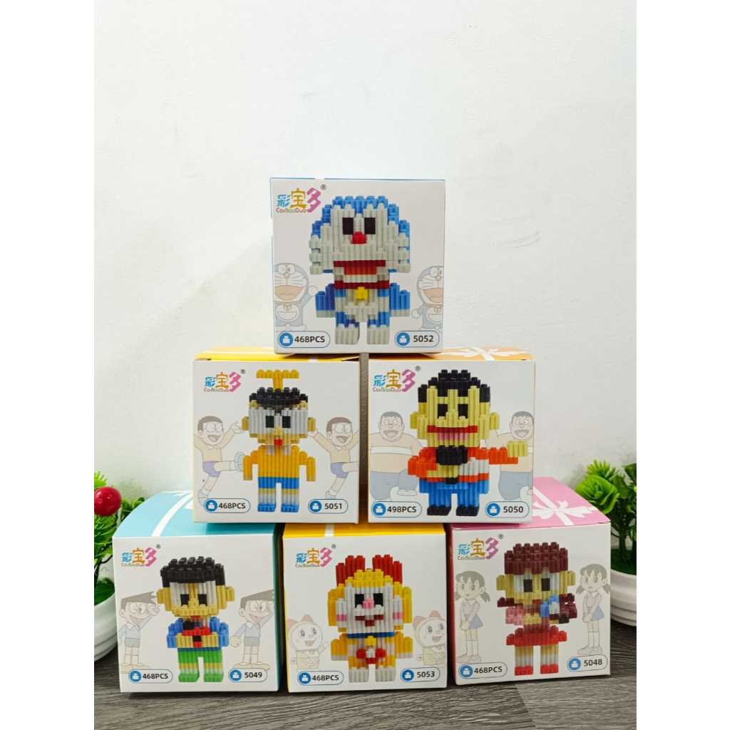 Jual DIY Mainan Edukasi Brick Nano Bricks Doraemon & Friends Mainan ...