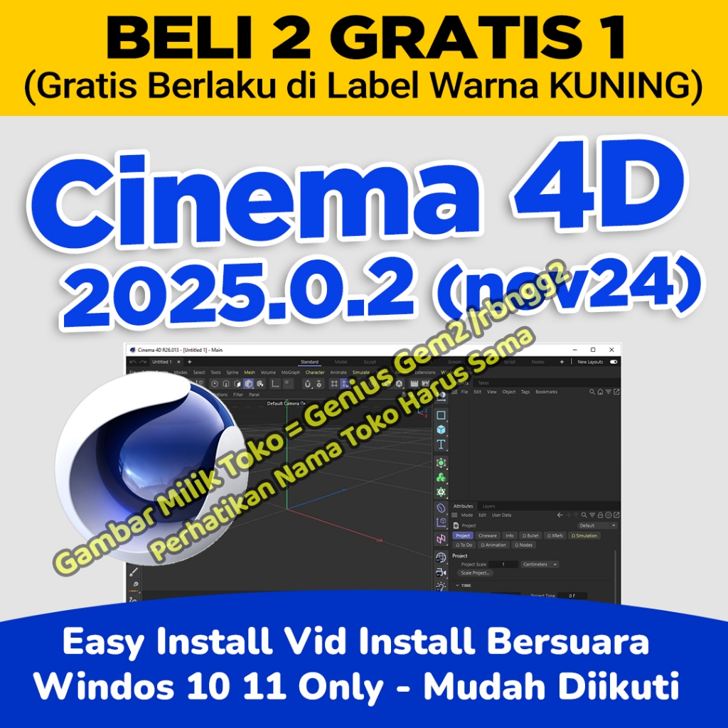 Jual Cinema 4D 2025 WIN | Shopee Indonesia