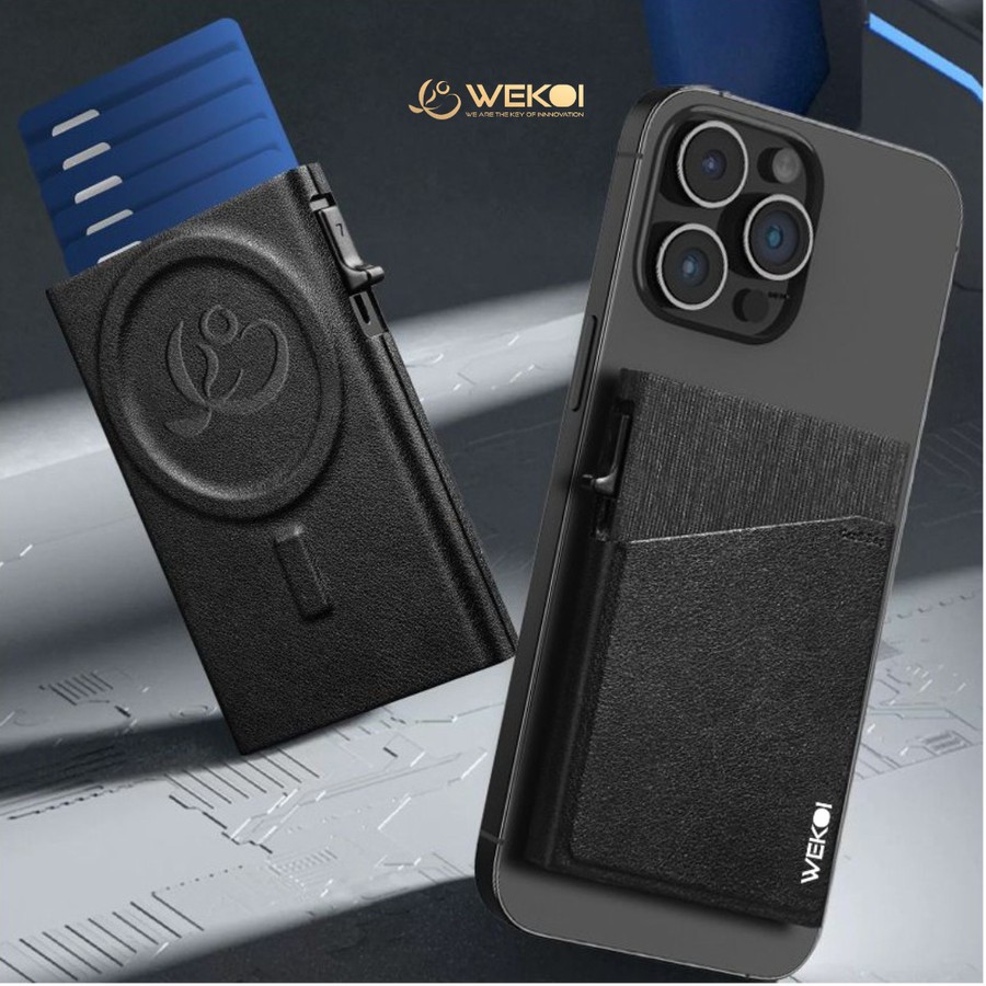 Jual Dompet Kartu Smart Wallet Card Automatically Eject Card Storage ...
