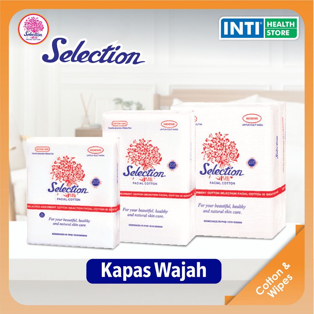 Jual Selection | Kapas Wajah | Kapas Pembersih | Facial Cotton | Shopee ...