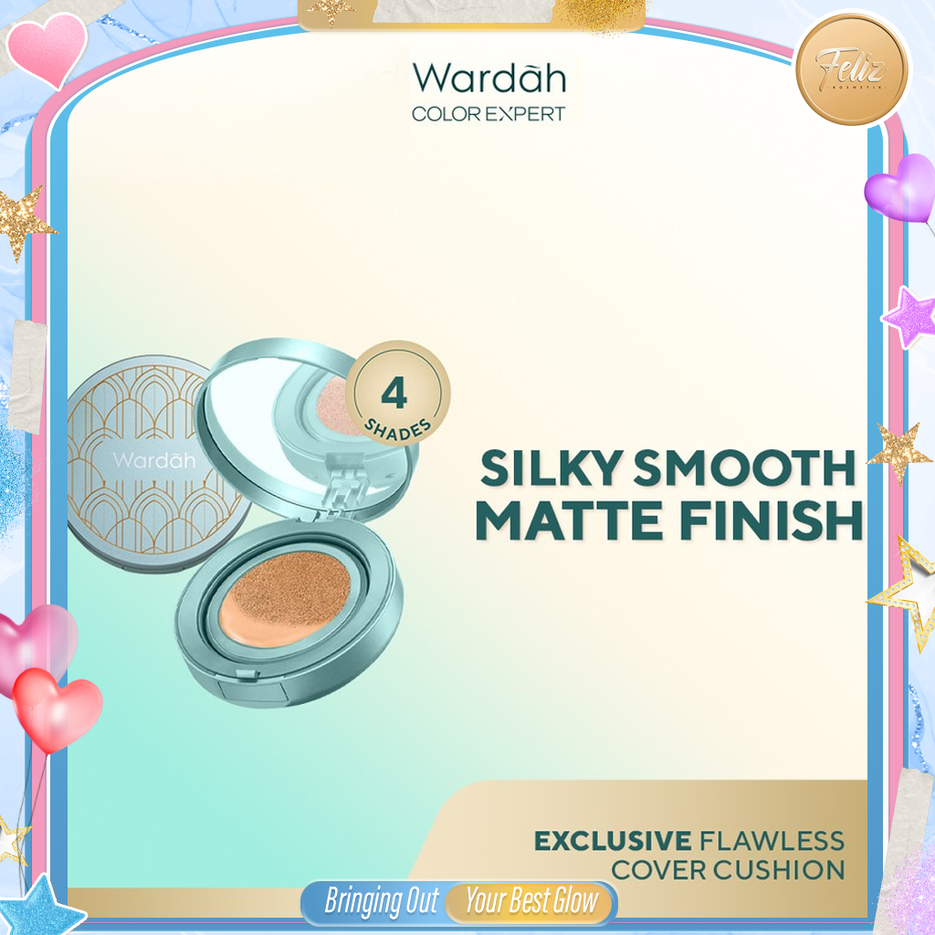 Jual * FELIZ * WARDAH Exclusive Flawless Cover Cushion 15g | Shopee ...