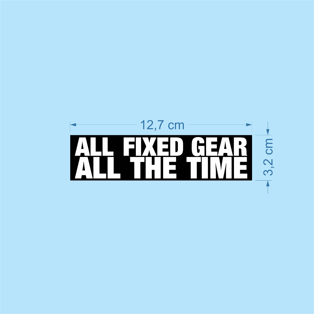 Jual Cutting sticker stiker sepeda all fixed gear | Shopee Indonesia