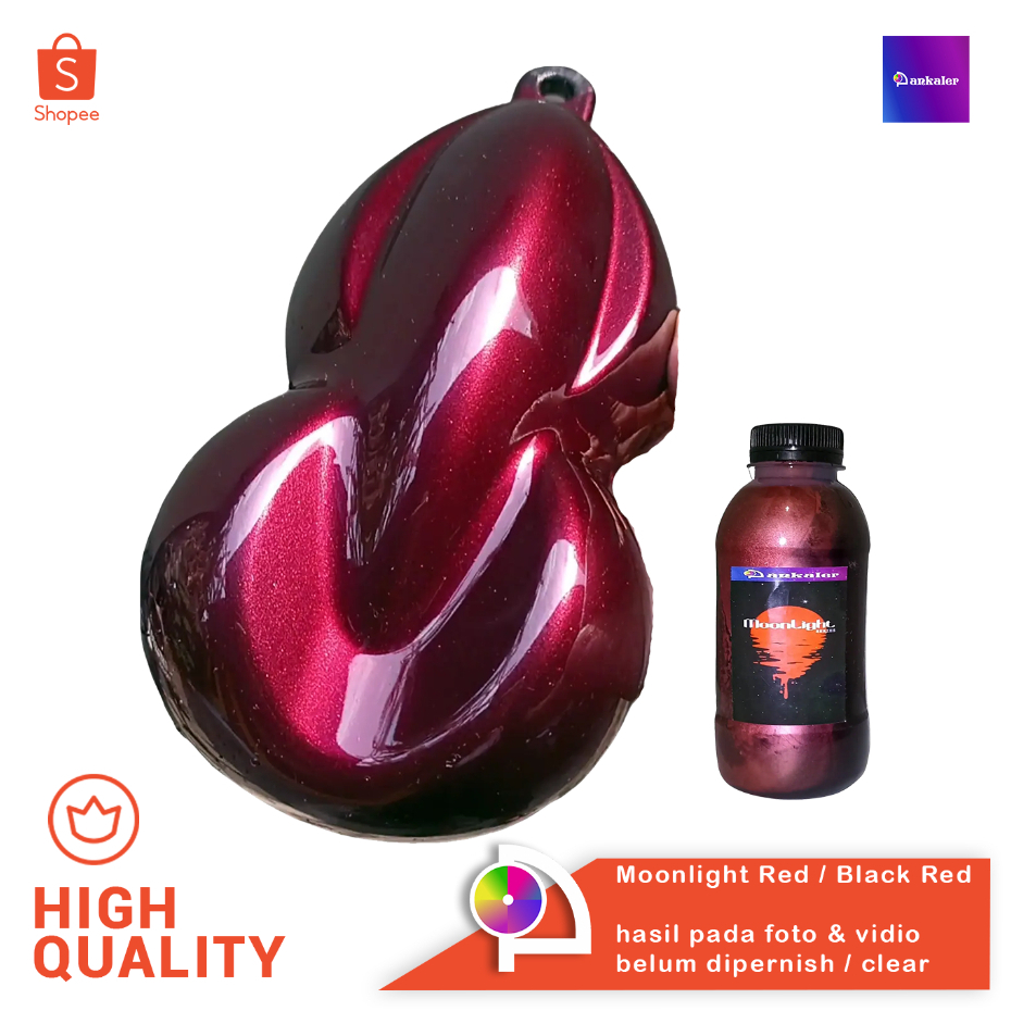 Jual Pankaler Cat Motor Mobil Moonlight Red NC Lembayung Merah Botol ...