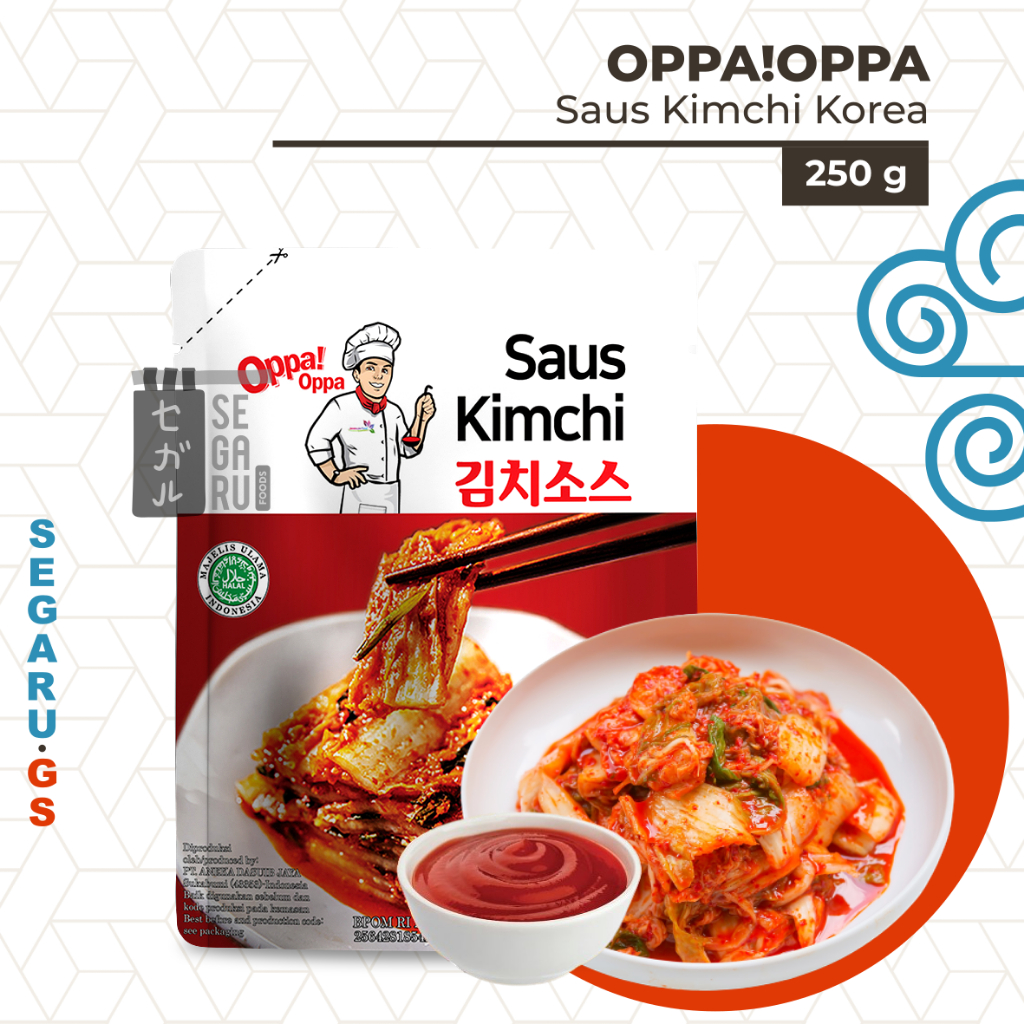 Jual Oppa Saus Kimchi Korea | Korean Kimchi Sauce Halal 250 gram ...