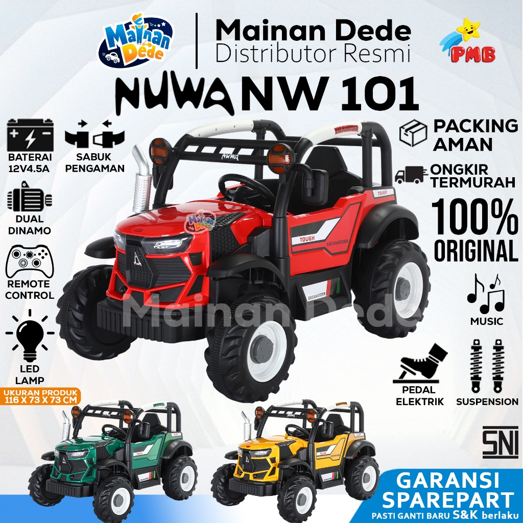 Jual Mainan Mobil Aki Anak NUWA NW 101 NW-101 PMB NW101 | Shopee Indonesia